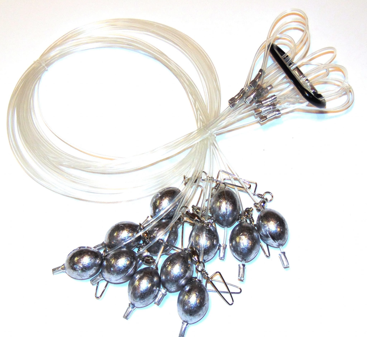 Sliding Egg Sinkers - Monofilament Cable | Gerber Decoy Rigs